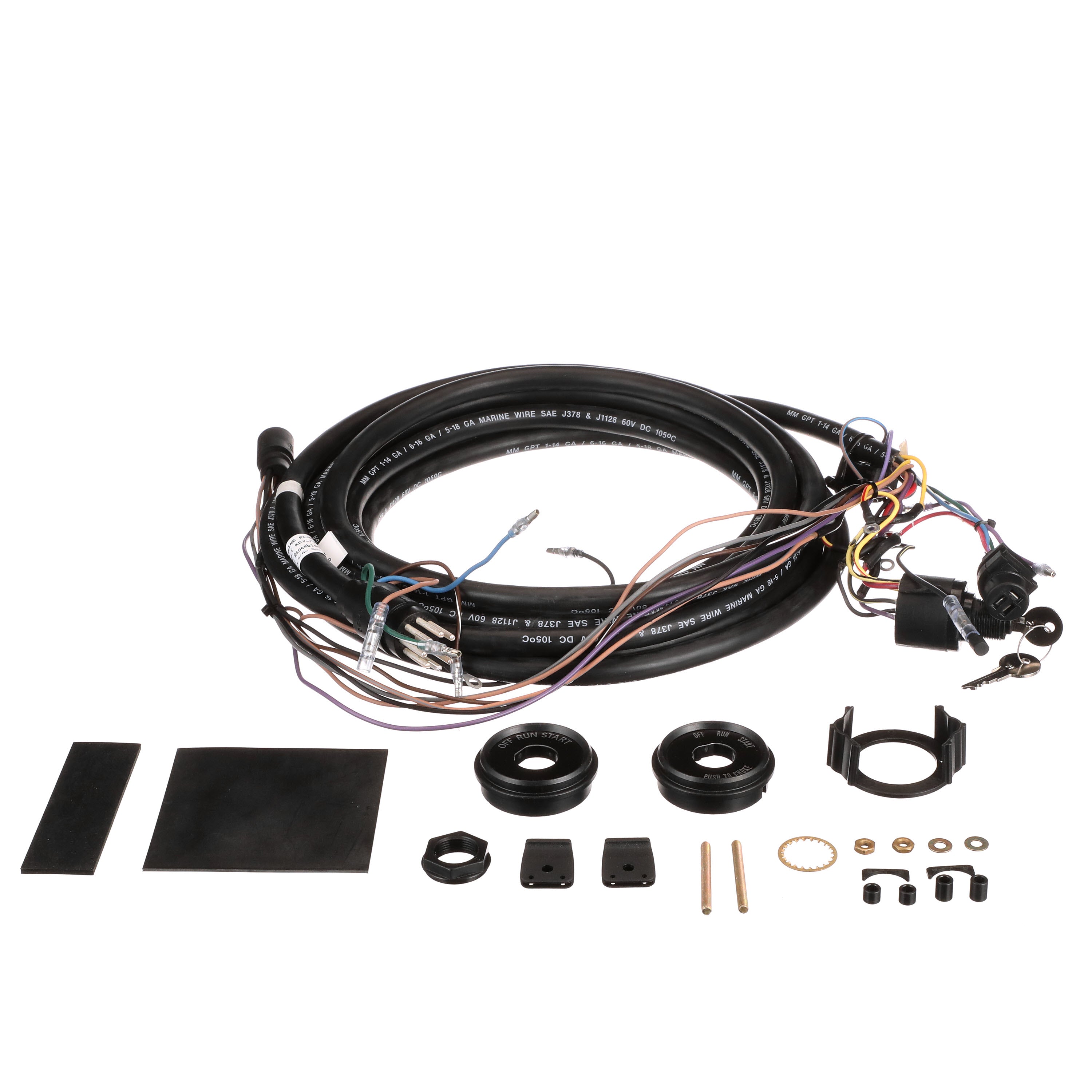 Quicksilver by Mercury, Key Switch Assembly, 20' w/ Warn Horn, 816626A20