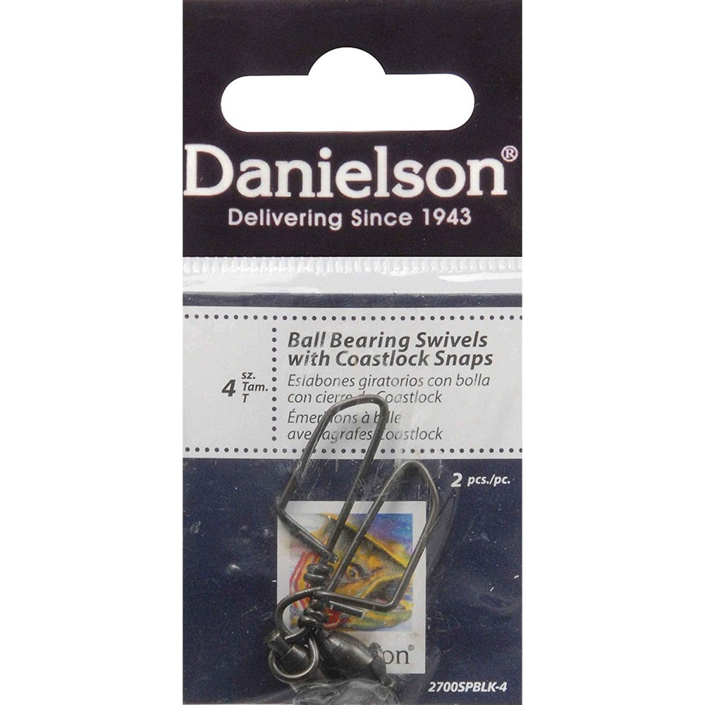 Danielson - Ball Bearing Swivels with Coastlock Snaps