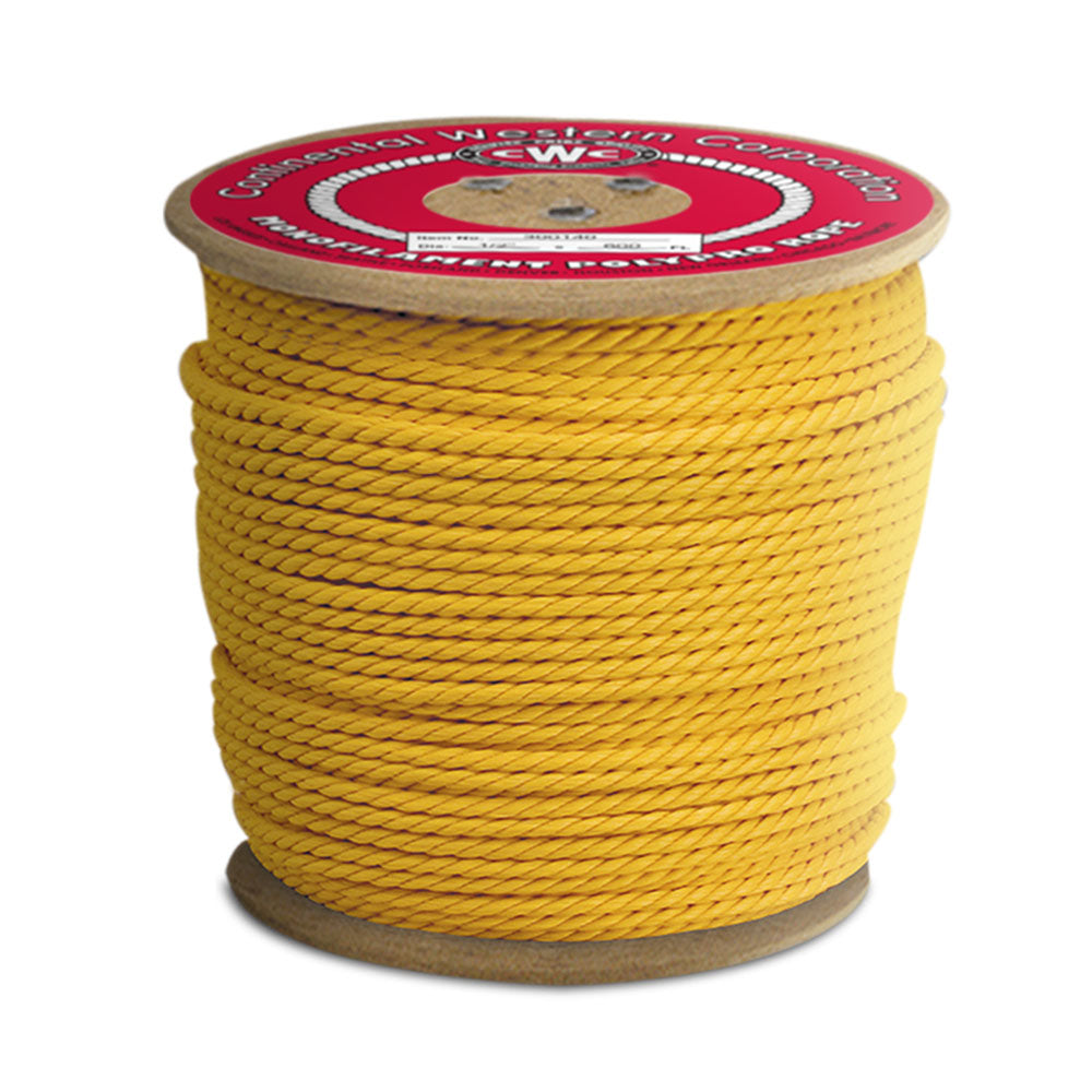 Polypropylene Rope, Floating, Monofilament, Yellow, Yellow / Black ...