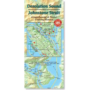 Desolation Sound Cruising Planner Map, DH8511 by Fine Edge Productions