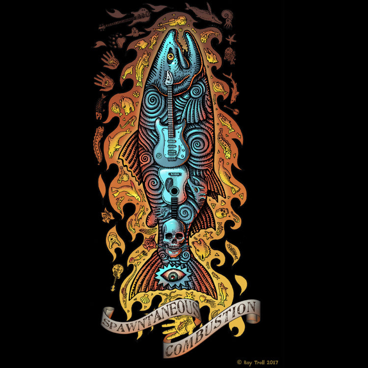 Ray Troll Spawntaneous Combustion T-Shirt