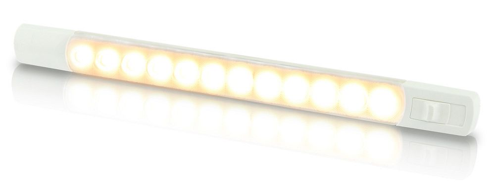 Hella Marine Dual Color LED Strip Light with Switch Courtesy Light