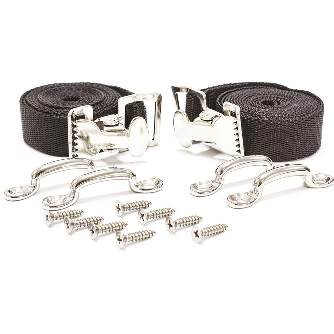 Topside fuel tank hold down kit