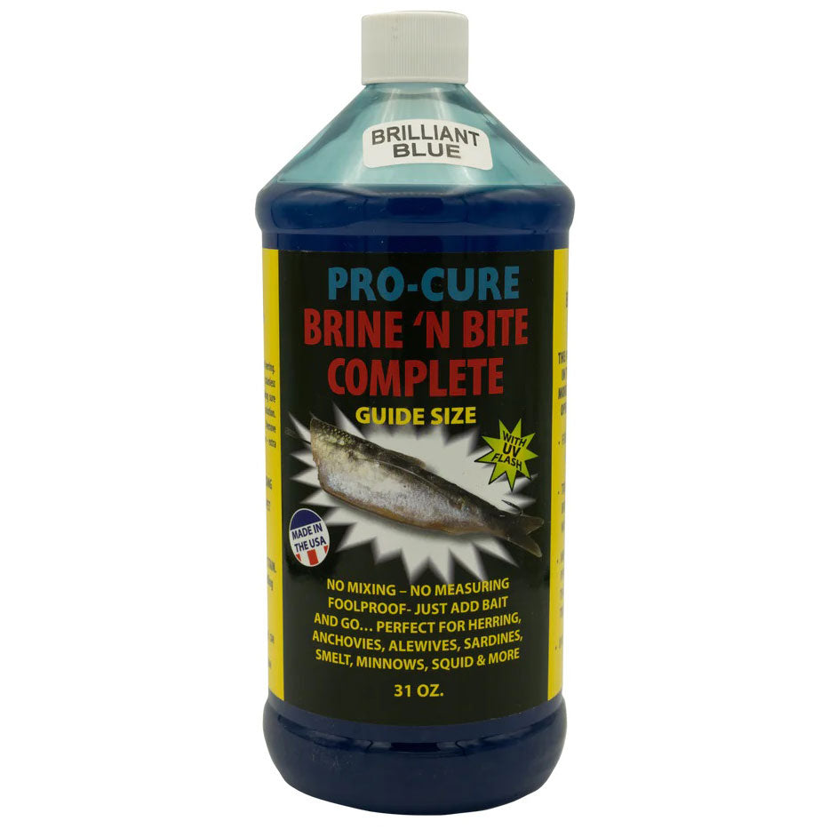 Shop For Bait Scents by Pro-Cure Brine N Bite Complete Brilliant Blue 31oz