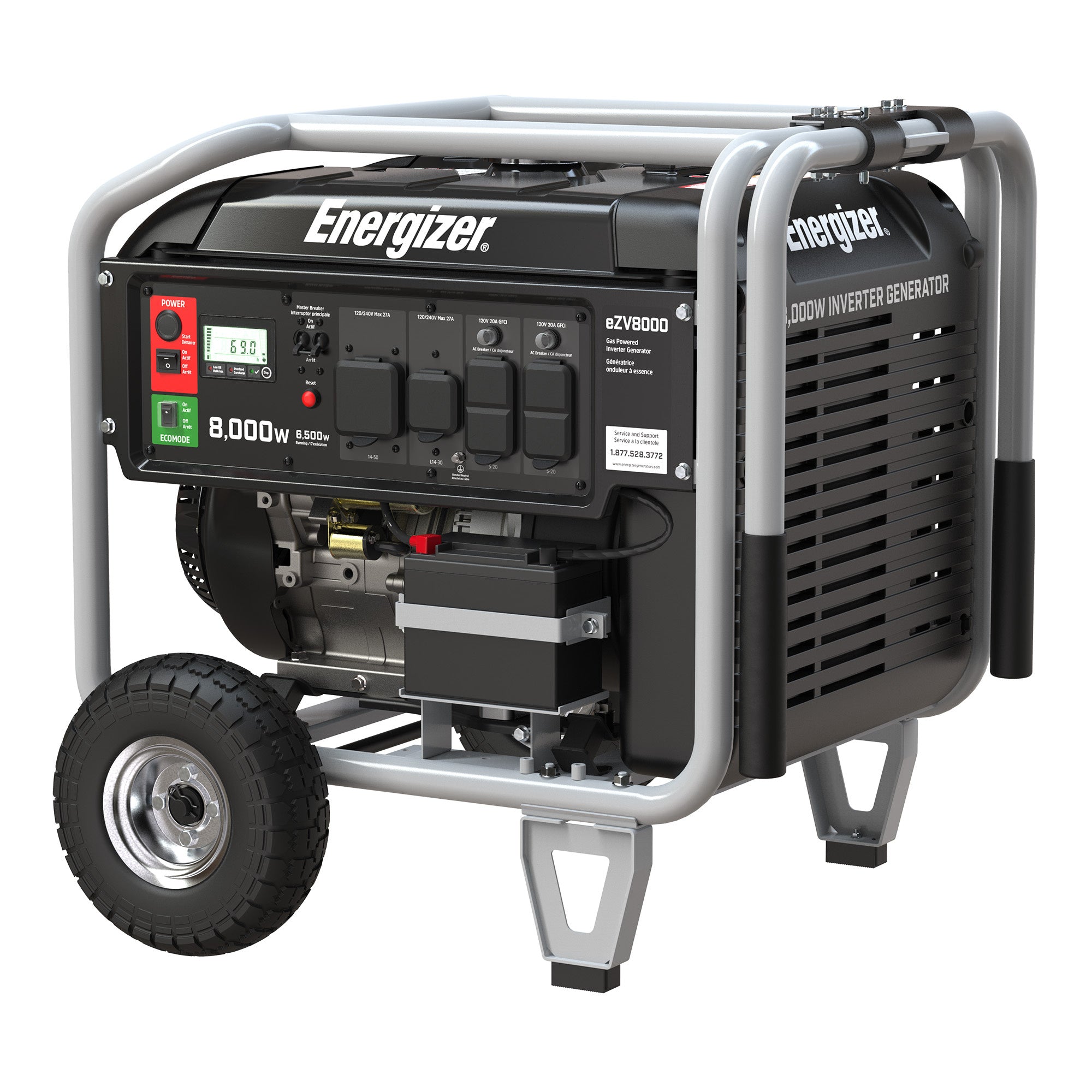 Energizer eZV8000 Inverter Generator | 8000 Watt