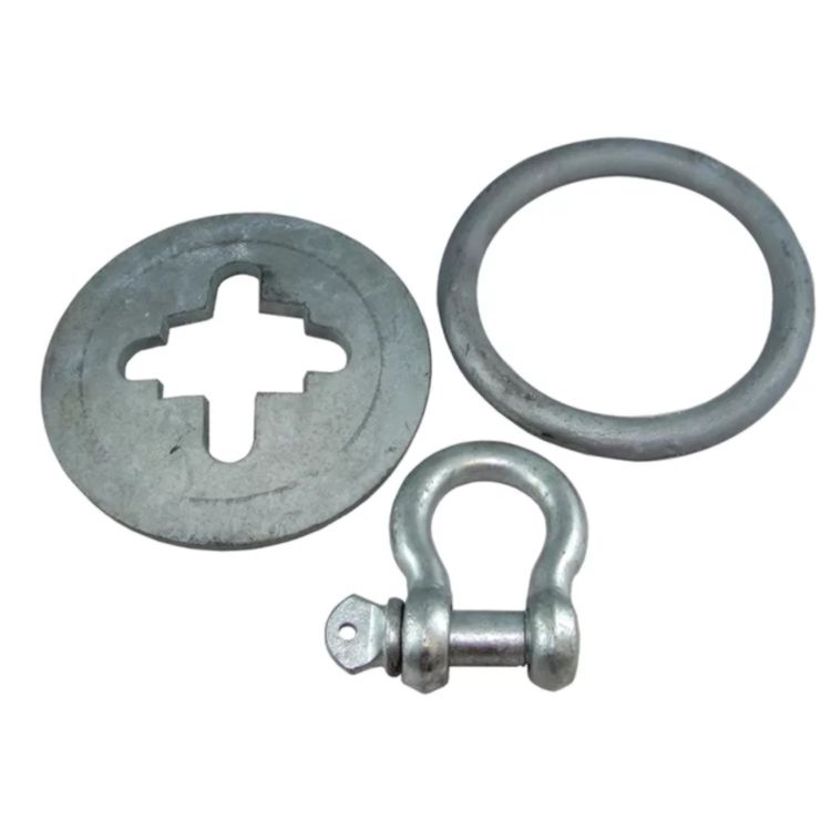Star Plate & Ring Assembly for 3" Tube Mooring Buoy, 4000